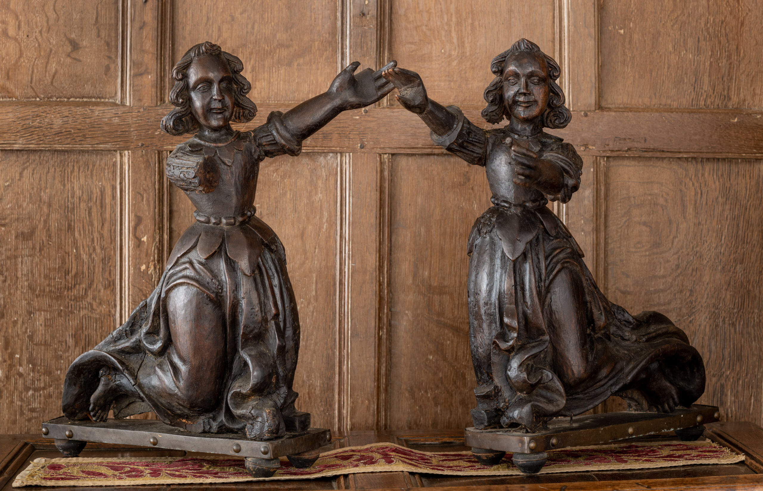 Pair of English sculptures - Marhamchurch Antiques